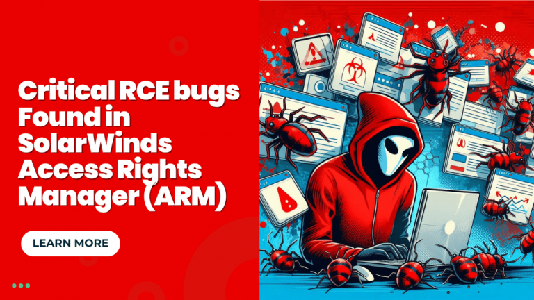 Critical RCE bugs Found in SolarWinds Access Rights Manager (ARM) - News