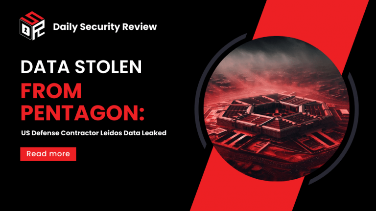 Data Stolen from Pentagon: US Defense Contractor Leidos Data Leaked - News