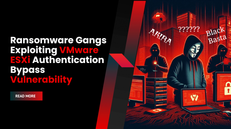 Ransomware Gangs Exploiting Vmware Esxi Authentication Bypass Vulnerability In Widespread