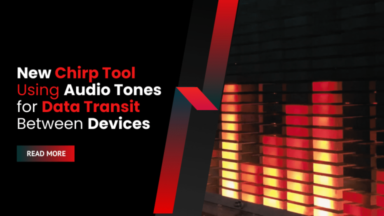 New Chirp Tool Using Audio Tones for Data Transit Between Devices ...