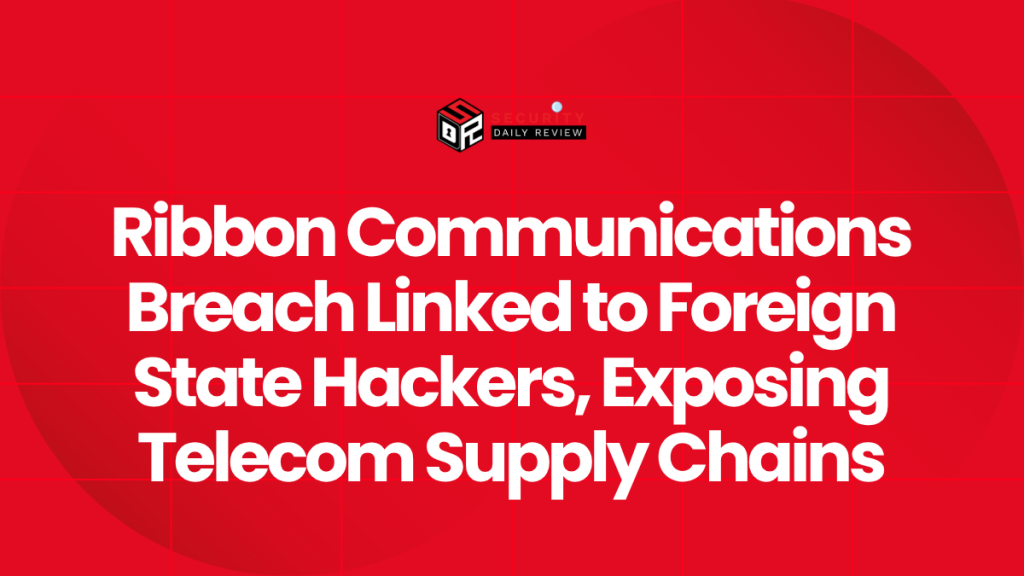 Ribbon Communications Breach Linked to Foreign State Hackers, Exposing Telecom Supply Chains ...