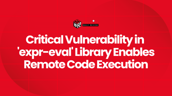 Critical Vulnerability in 'expr-eval' Library Enables Remote Code Execution - Application Security