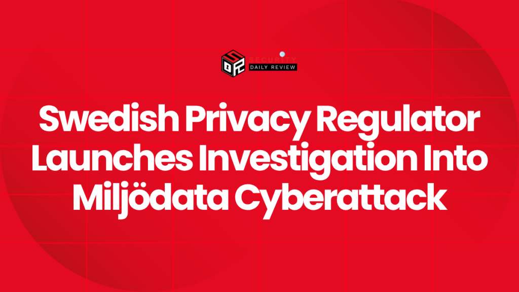Swedish Privacy Regulator Launches Investigation Into Miljödata ...