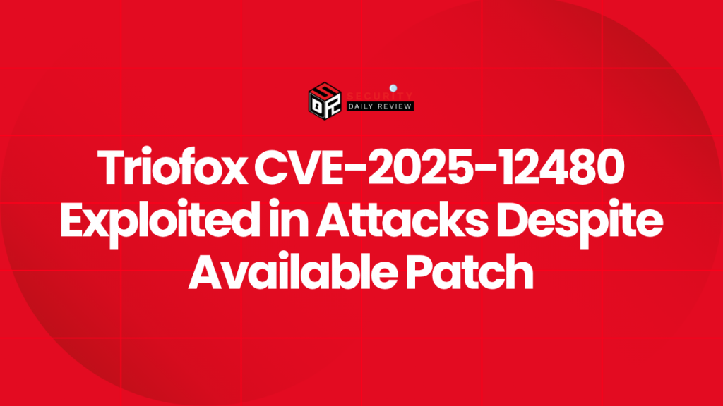 Triofox CVE-2025-12480 Exploited in Attacks Despite Available Patch - CVE Vulnerability Alerts