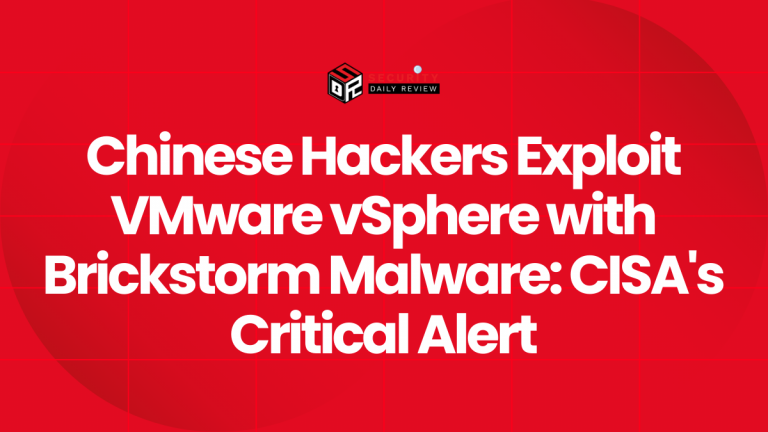 Chinese Hackers Exploit VMware vSphere with Brickstorm Malware: CISA's Critical Alert ...