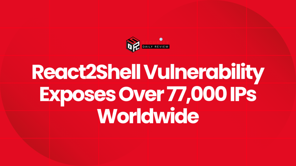React2Shell Vulnerability Exposes Over 77,000 IPs Worldwide - CVE Vulnerability Alerts