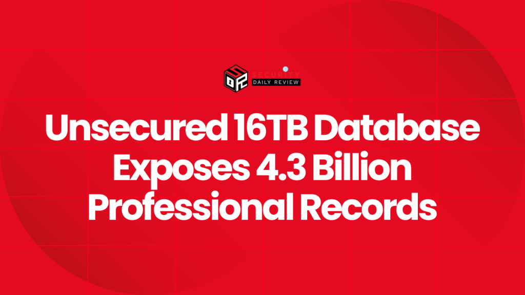 Unsecured 16TB Database Exposes 4.3 Billion Professional Records ...