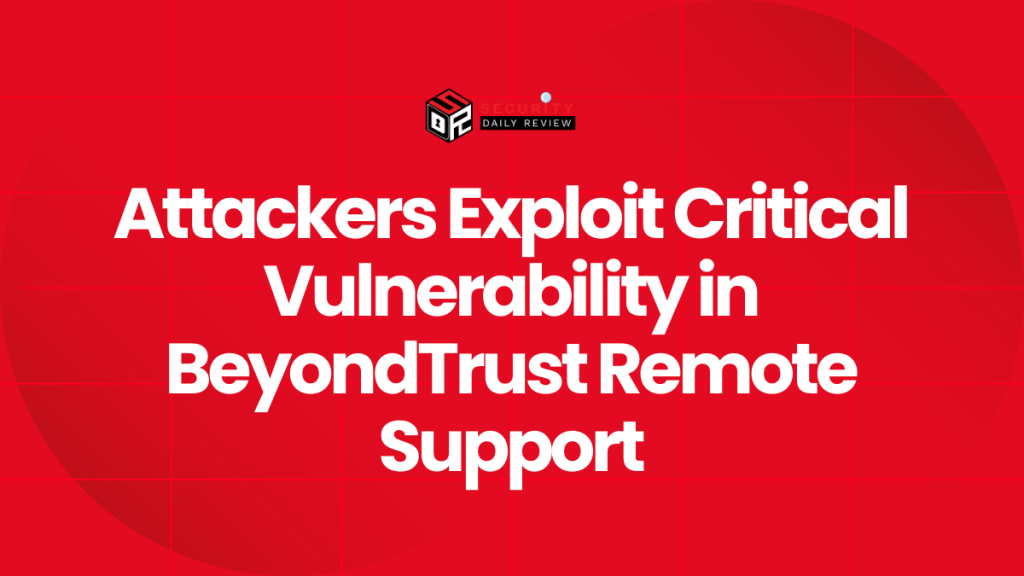 Attackers Exploit Critical Vulnerability in BeyondTrust Remote Support ...