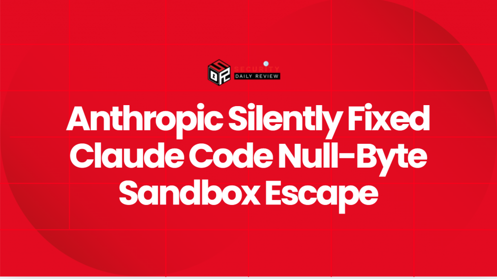 Anthropic Silently Fixed Claude Code Null-Byte Sandbox Escape ...