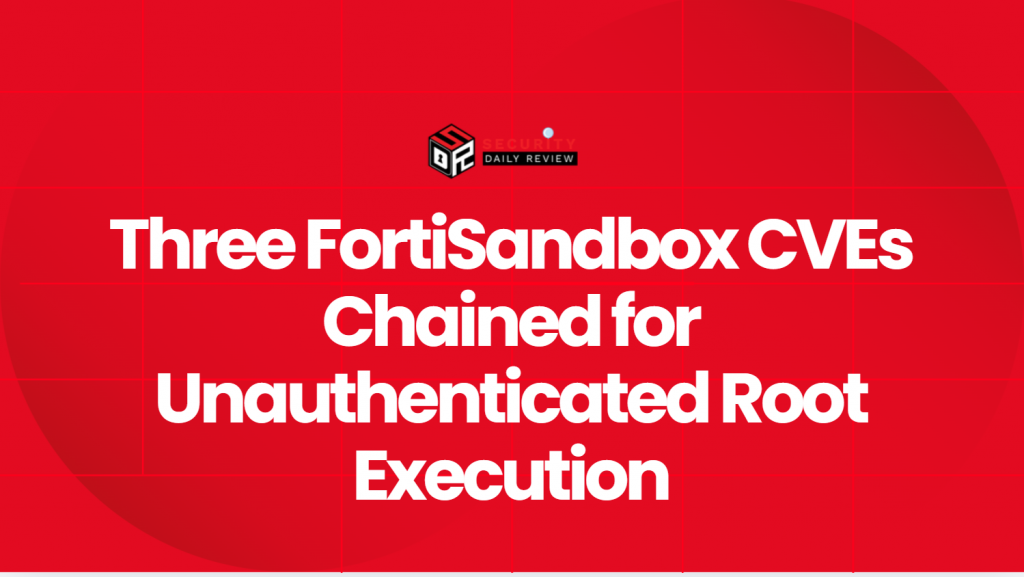 Three FortiSandbox CVEs Chained for Unauthenticated Root Execution ...